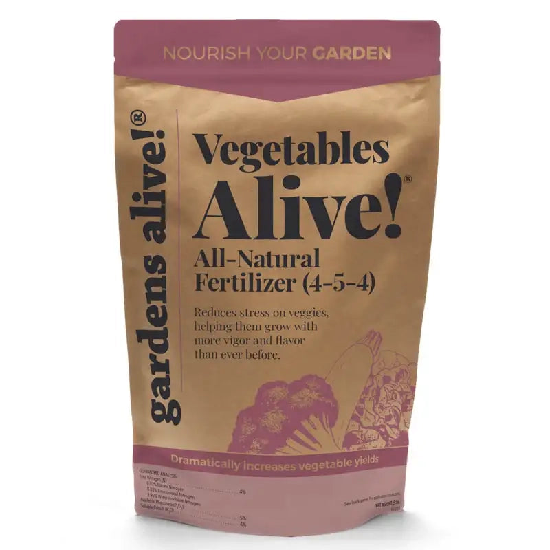 Vegetables Alive!® Fertilizer (4-5-4) | Gardener's Supply.