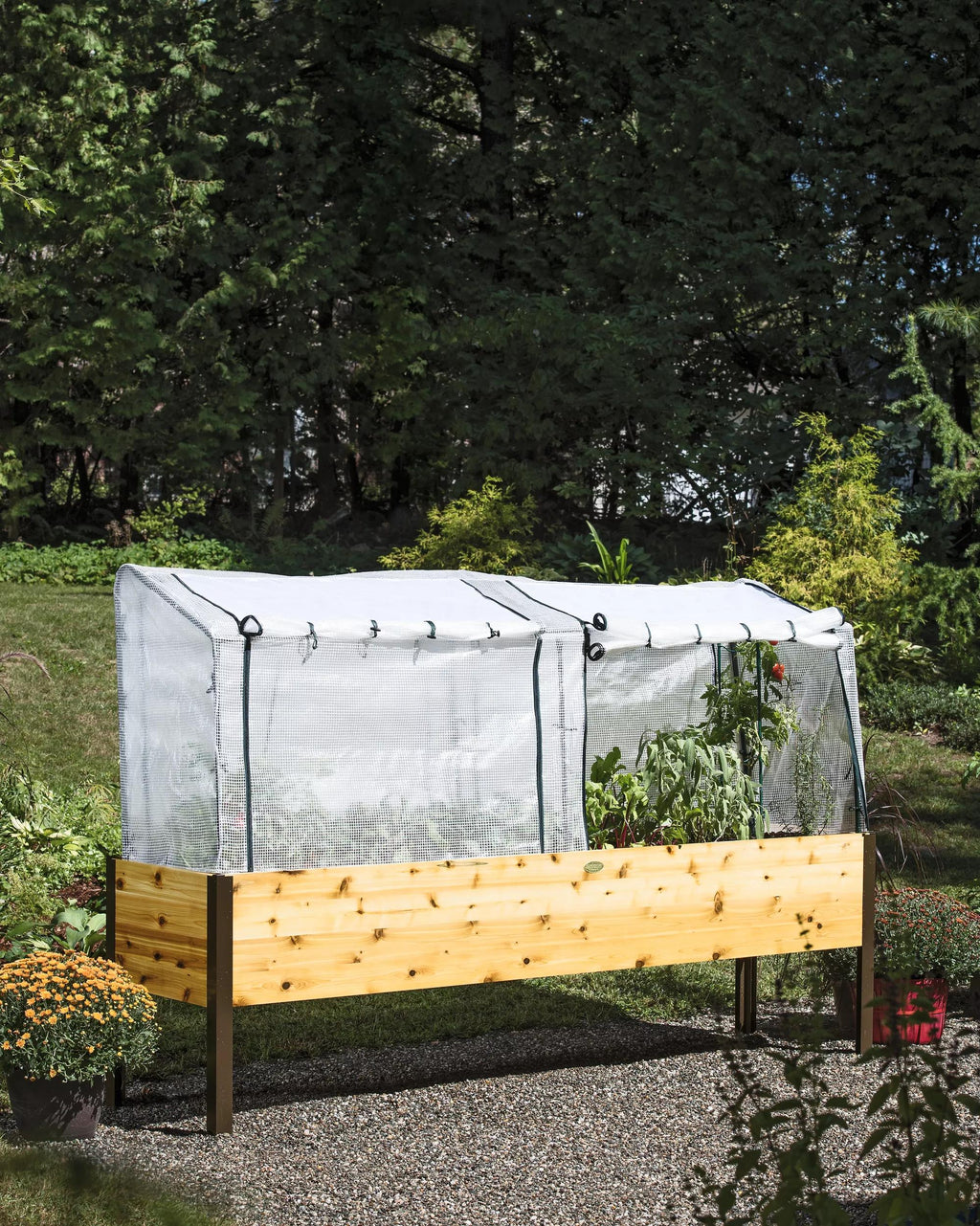 Protect Plants with Frame + Warming & Pest Control Covers 2' x 8 ...