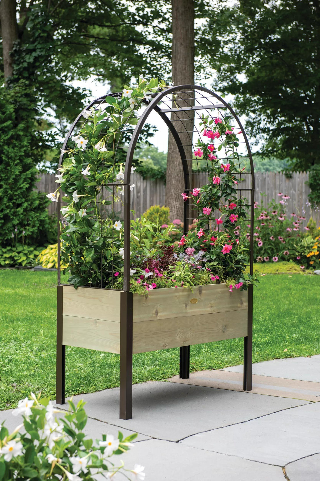 2' x 4' Arch Trellis for Planter Boxes | Gardener's Supply