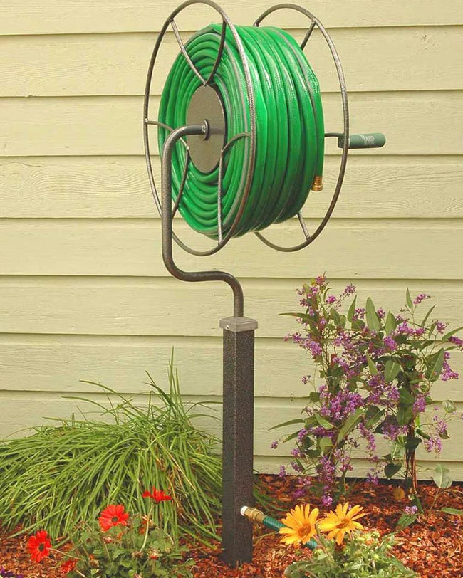 Yard Butler® Free Standing Swivel Hose Reel | Gardener's Supply