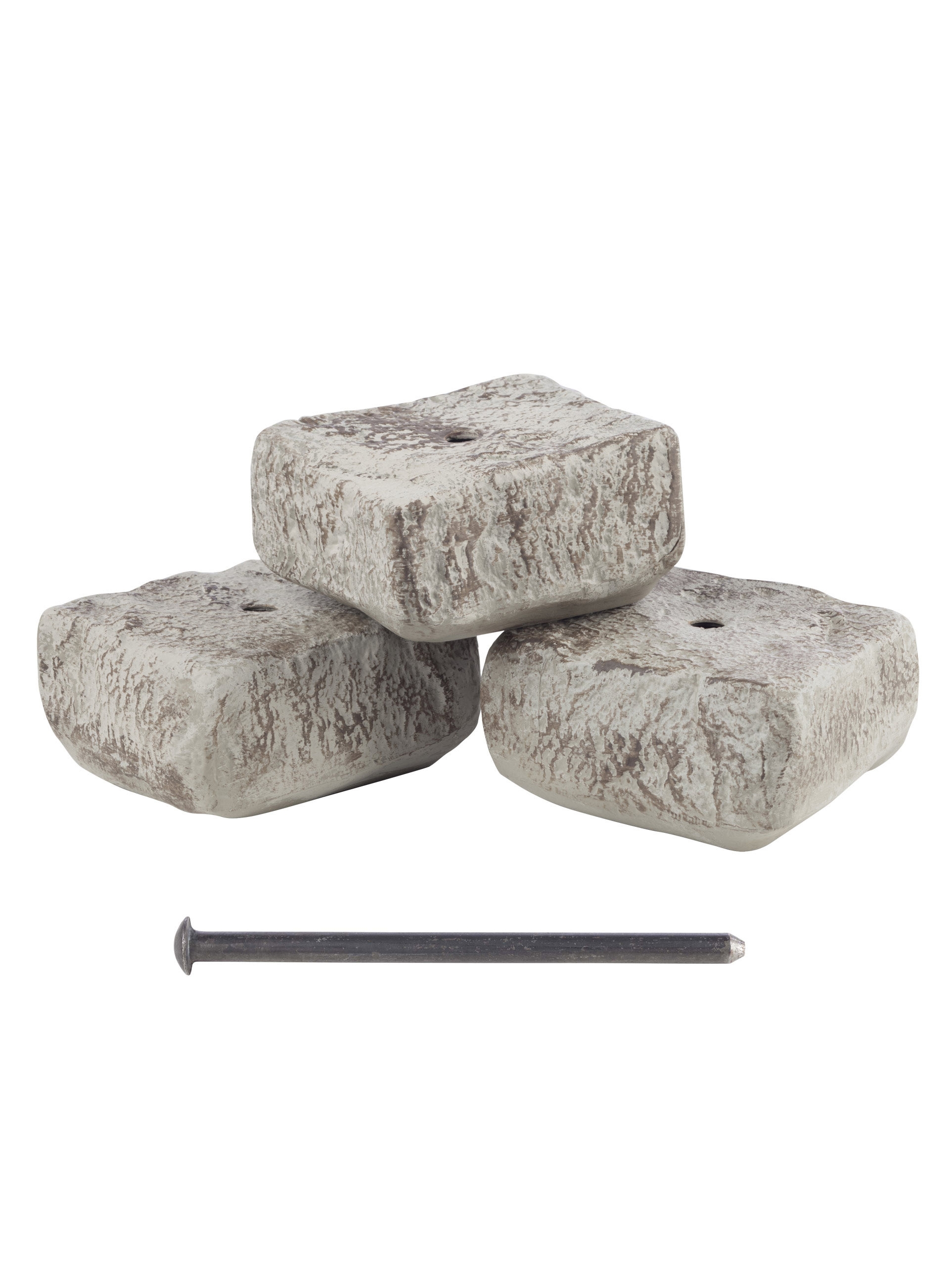 Rock Lock End Rocks Set of 3- RTS Home Accents | Gardener's Supply